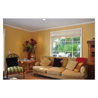 Sitting area off the kitchen - Contemporary - Family Room - San ...