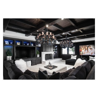 SJC Dramatic Remodel - Contemporary - Family Room - Orange County - by ...