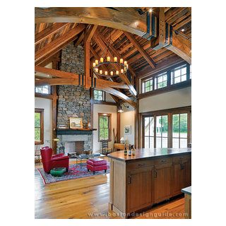 Soderholm Custom Builders - Farmhouse - Family Room - Boston - by ...