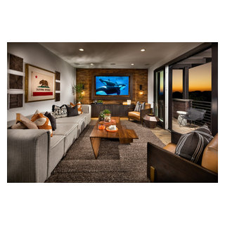 SOLEIL BONUS ROOM - Contemporary - Family Room - Orange County | Houzz