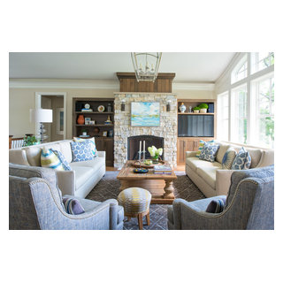 Southern Living - Beach Style - Family Room - Minneapolis - by Hendel ...