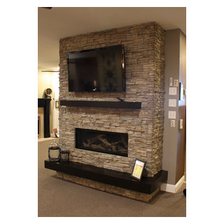 Stone & Brick Fireplaces - Family Room - St Louis - by Eagle Stone ...