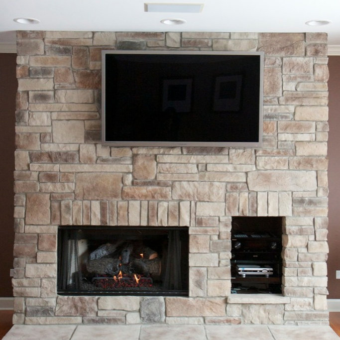 Tv Over Fireplace - Photos & Ideas | Houzz