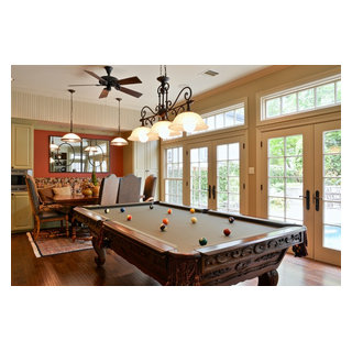 Suburban Home in West Houston - Traditional - Family Room - Houston ...