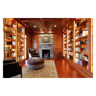 Summerfield House Collaboration - Traditional - Family Room - Raleigh ...