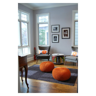 Sun-filled Music and Reading Room - Transitional - Family Room ...