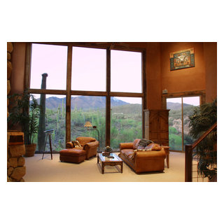 Territorial Style - Rustic - Family Room - Phoenix - by KCBA I ...