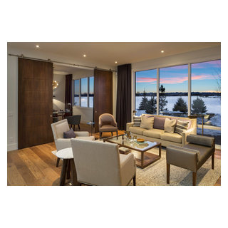 The Evolution - Wolf Custom Homes - Contemporary - Living Room ...