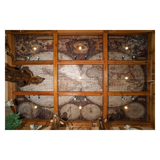 timbered trophy room - Contemporary - Family Room - New York - by ...