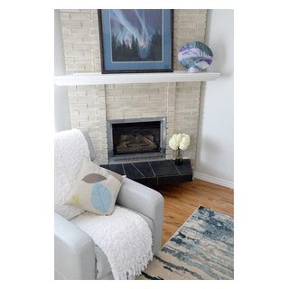 Townhouse renovation Calgary - Traditional - Family Room - Calgary - by ...