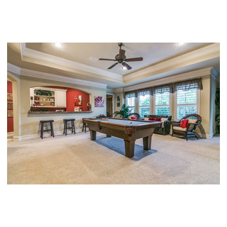 Traditional Custom Home - Traditional - Family Room - Dallas - by ...