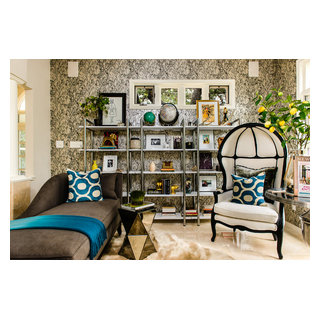 Transitional Chic - Contemporary - Family Room - Austin - by Lenore ...