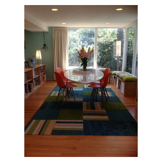 Tween Family Room Modern, colorful mid century vibe - Palos Verdes ...