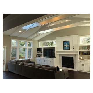 Two Story great room & guest room addition - Transitional - Family Room ...