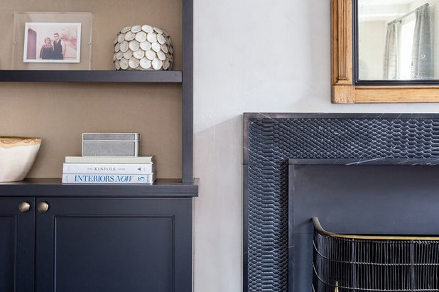 Color and Texture Create an Elegant Living Room