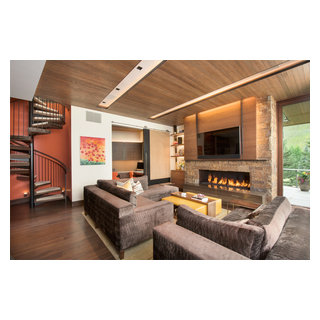 Vail Valley Home - Contemporary - Family Room - Denver - by Sarah Carr ...