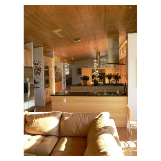 Valley Lane house - Midcentury - Family Room - Denver - by mark gerwing ...