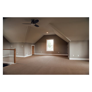 Walk-Up Attic Space Conversion - Traditional - Family Room - New York ...