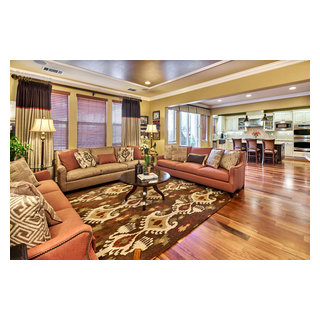 Warm and Cozy Family Room - Transitional - Family Room - San Francisco ...