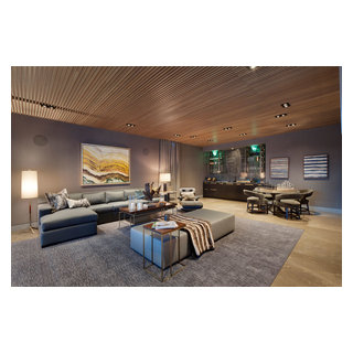 Warm Modern in Boca Raton - Minimalistisch - Wohnzimmer - Miami - von ...