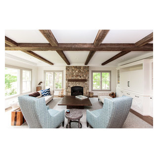Wingate Custom II - Farmhouse - Family Room - Boston - by RiverStone ...