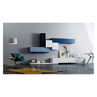 zwall - Modern - Family Room - New York - by AKO Design Center | Houzz