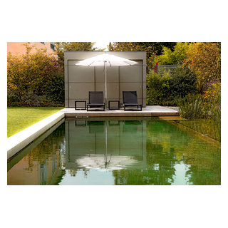 Pool-Technik-Haus Kubus III - Modern - Garten - München - von Garten ...