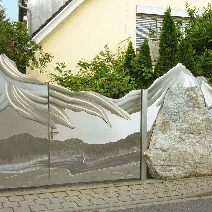 Stainless Steel Garden Gate - Photos & Ideas | Houzz