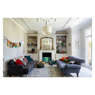 Edwardian Double Fronted House - Traditional - Family Room - London ...