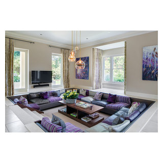 Lakeside, ESHER - Contemporary - Family Room - Surrey - by Lindi ...