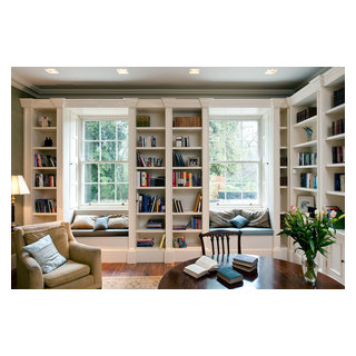 The Georgian Library - Traditional - Family Room - Other - by Terry ...