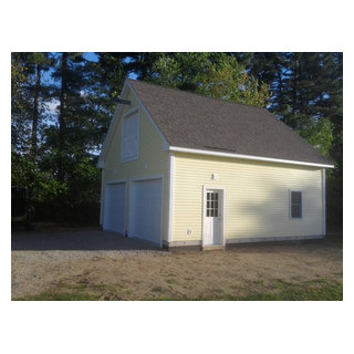 2 Stall Garage with loft and hay loft door with "pull up" beam jetting ...