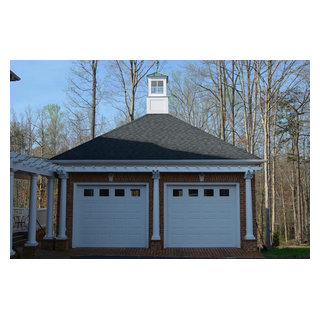 #4 - Colonial Exterior - Traditional - Garage - Other - by L.G. Flint ...
