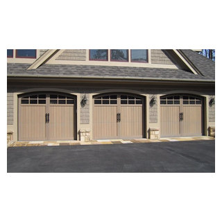 Clear Western Red Cedar - Craftsman - Garage - by Doorsmith Inc. | Houzz