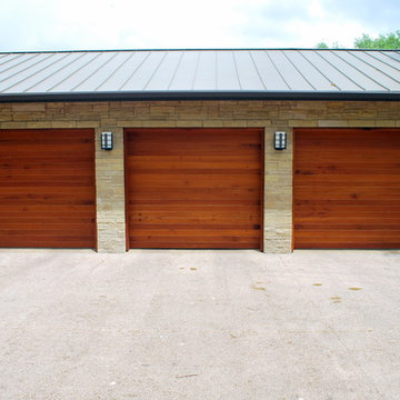 Cedar Clad Garage Doors - Photos & Ideas | Houzz