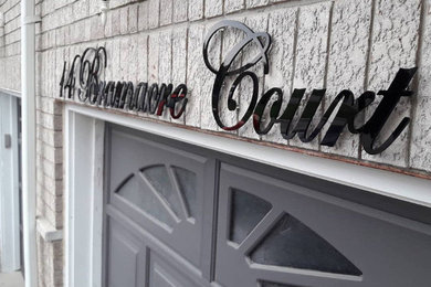 HOUSE LETTER SIGNS - Project Photos & Reviews - Markham, ON CA | Houzz