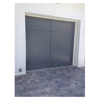 Diagonal Lines - Solid (No Glass) - Modern - Garage - Atlanta - by ...