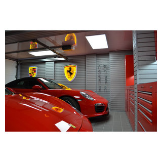 Ferrari and Porsche garage - Contemporary - Garage - Other - by Dura ...