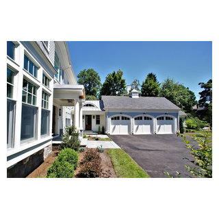 front view of attached 3-car garage. - Traditional - Garage - Boston ...