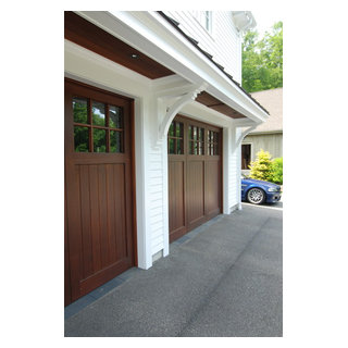 Garage door/canopy detail - Traditional - Garage - Other - by DeMotte ...