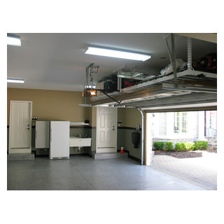 Garage makeover - Contemporary - Garage - Other - by Custom Storage ...