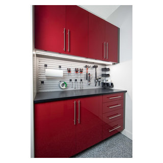 Garage Workspace Display - Campbell Showroom - Contemporary - Garage ...