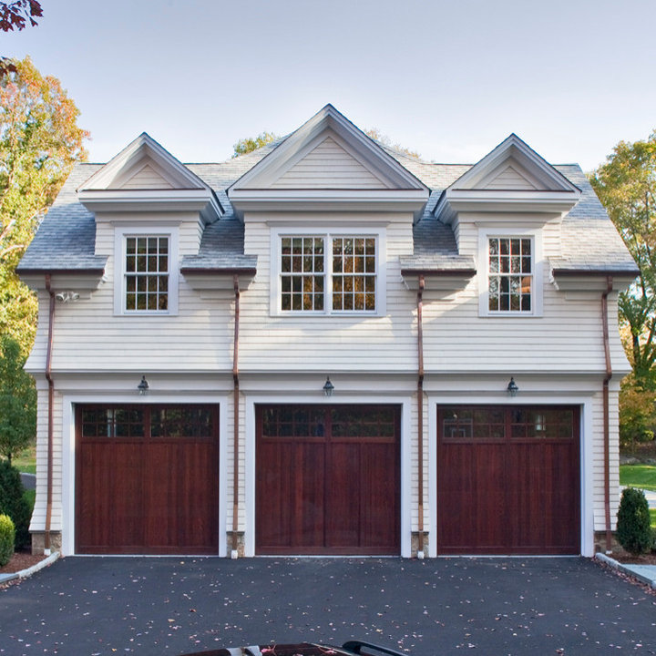 Colonial Style Garage - Photos & Ideas | Houzz