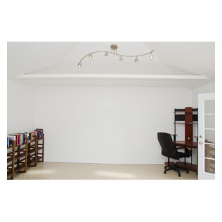 Hall - Garage Conversion to Office - Contemporary - Garage - Los ...