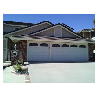 Huntington Beach White Arch Panel - Traditional - Garage - Orange ...