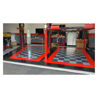 Incredible RaceDeck Garage Floor Installation - Wow! - Garage - New ...