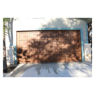 Martin Doors -- Athena Steel Door in Walnut Wood Grain Color. - Coastal ...