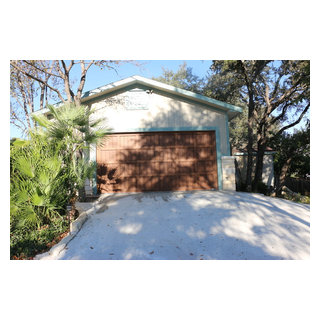 Martin Doors -- Athena Steel Door in Walnut Wood Grain Color. - Beach ...