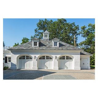 Modern Shoreline Colonial - Transitional - Garage - New York - by Wadia ...