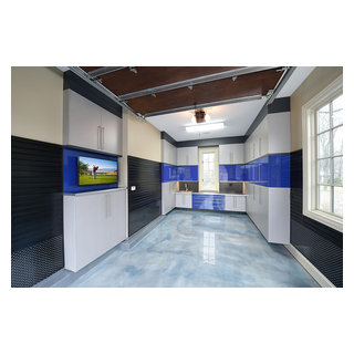 Naperville Garage - Contemporary - Garage - Chicago - by Encore Garage ...